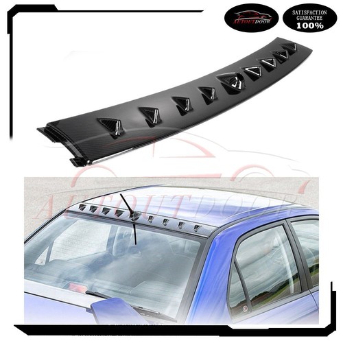 For 03-07 Lancer Evolution EVO 7 8 9 Carbon Look Rear Fin Vortex Roof ...