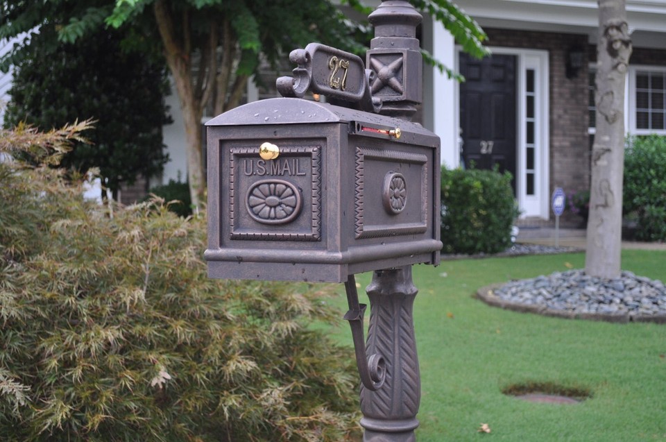 Classic Decorative Cast Aluminum Mail Box Mailboxes by Better Box ...