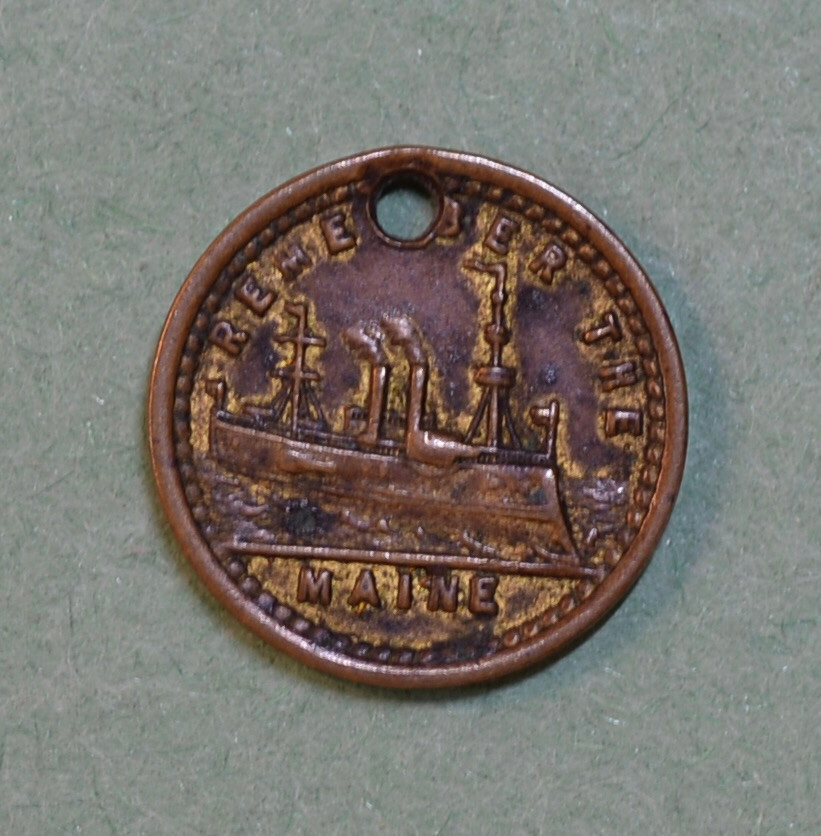 Remember The Maine, Dewey Hero of Manila Token, Free Shipping | eBay