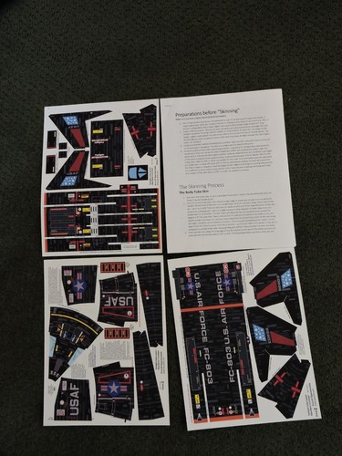 VINYL SKINS/WRAPS FOR ESTES INTERCEPTOR #1250 FLYING MODEL ROCKET ...