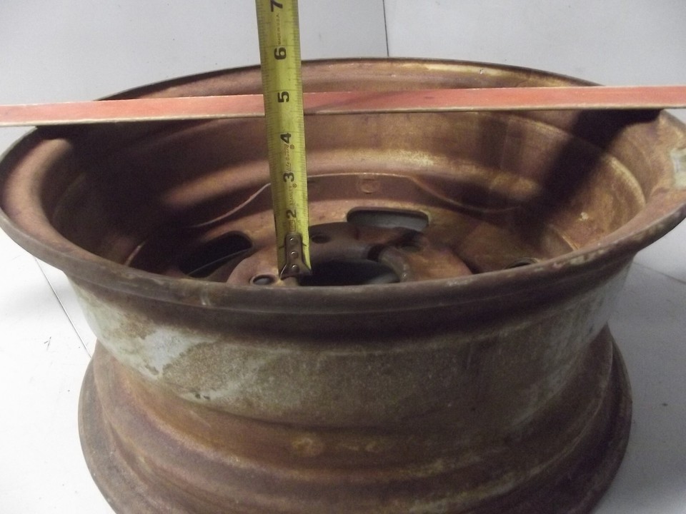 GM ORIGINAL STEEL RALLY WHEEL 14 x 6 rim 5 on 4.75 CHEVY CHEVROLET | eBay