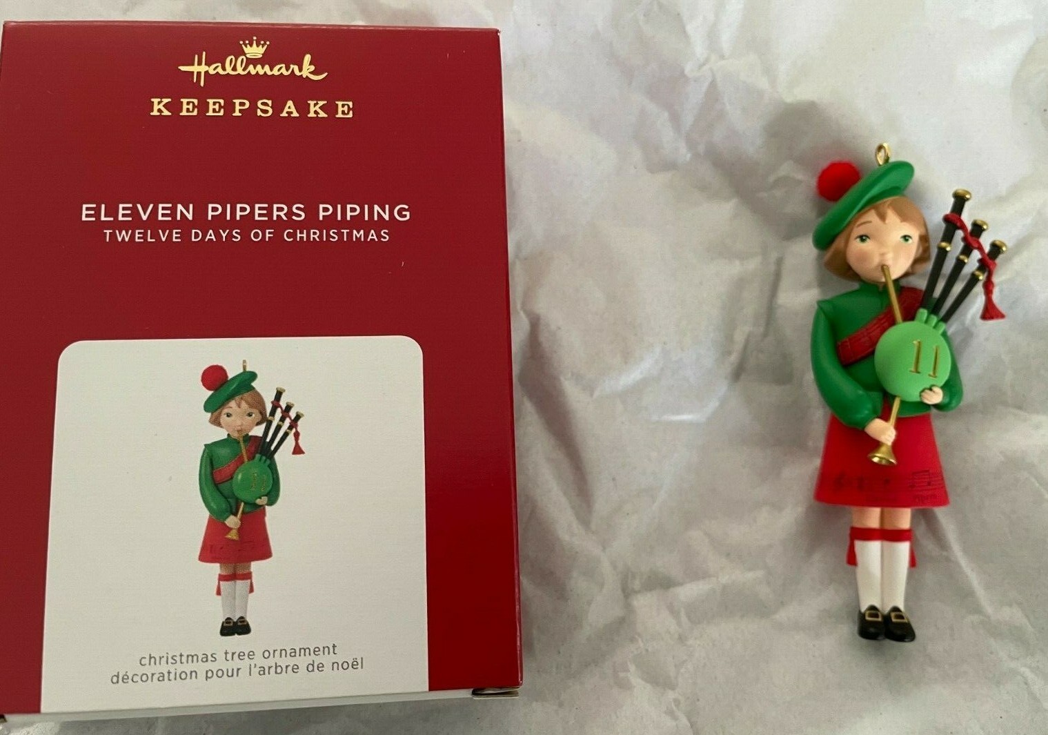 ELEVEN PIPERS PIPING #11 In the 12 Days of Christmas 2021 Hallmark ...