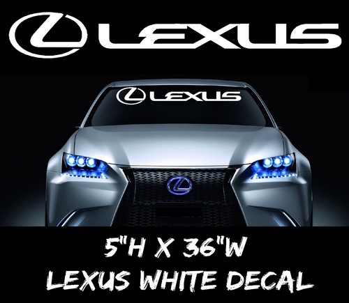 LEXUS Logo Windshield Decal Vinyl Banner Sticker IS GS ES LS RX COUPE ...