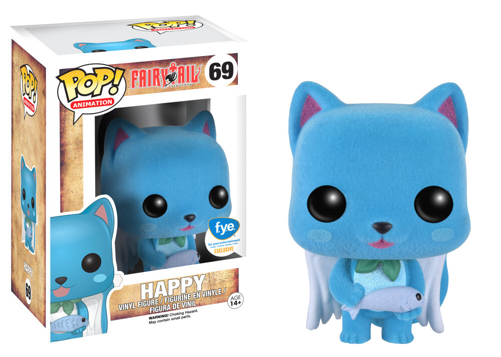 Funko Pop! Vinyl: Fairy Tail - Happy - (Flocked) - For Your ...