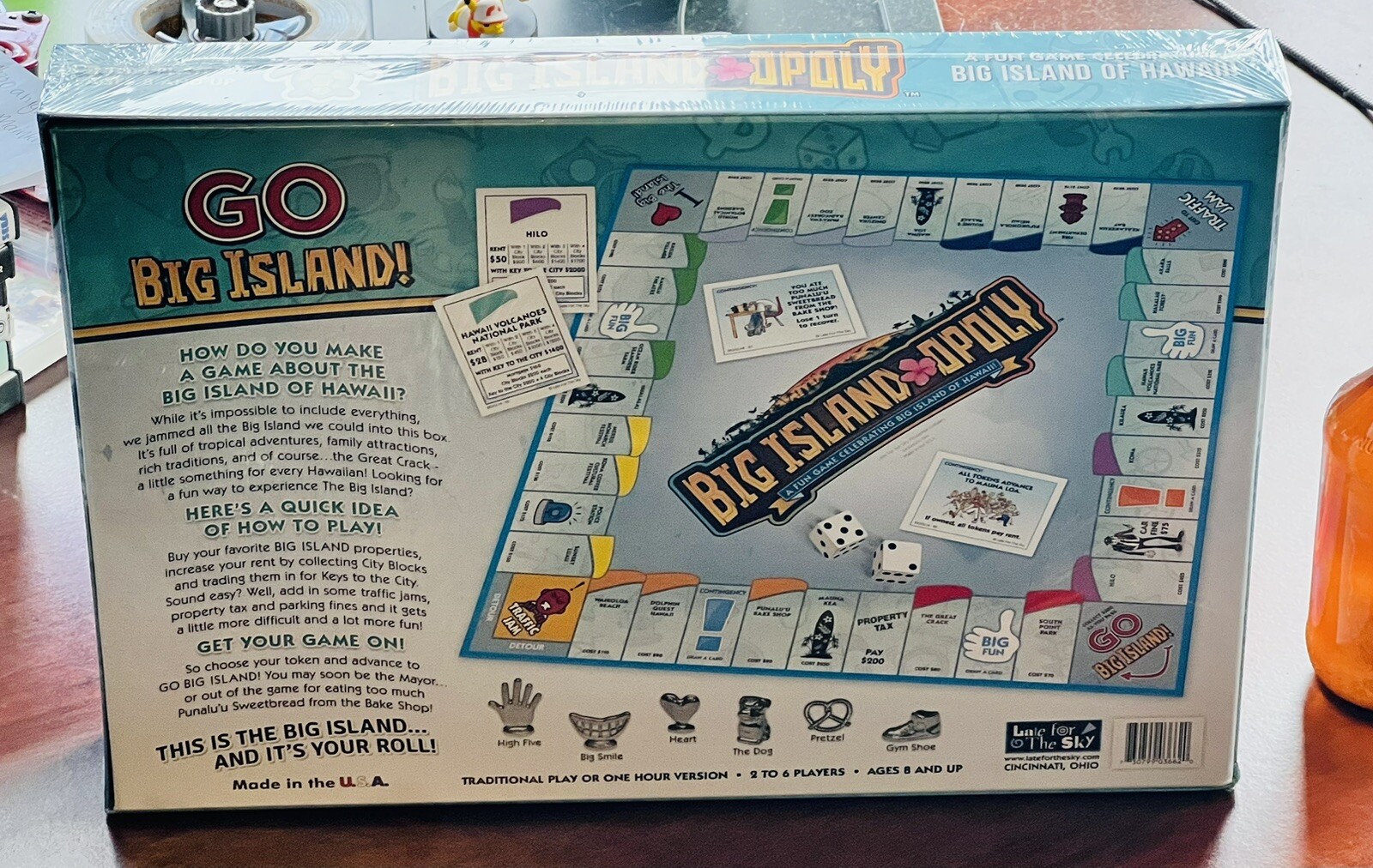Limited Hawaii Big Island-Opoly Hawaiian Monopoly Board Game Late For ...