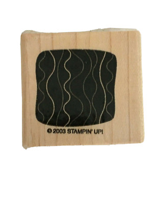 Stampin Up Rubber Stamp Little Layers Abstract Art Squiggle Design Card ...