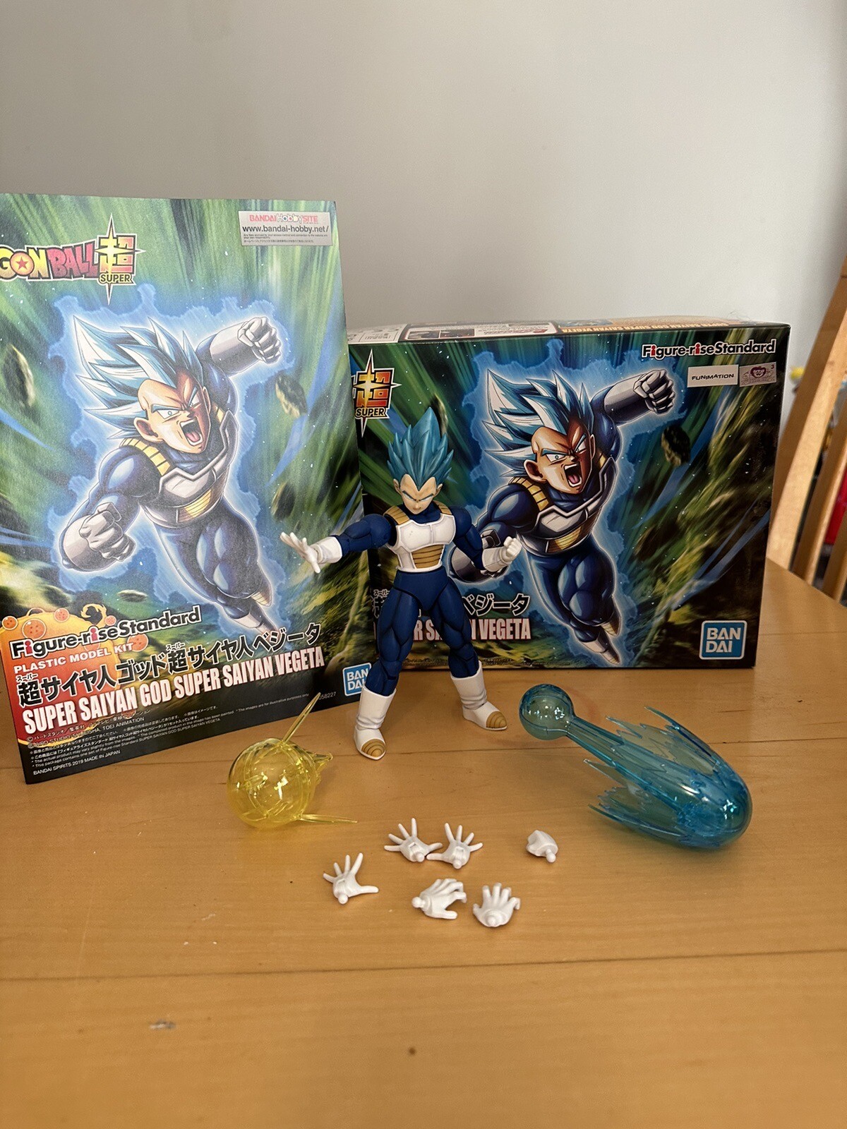Dragon Ball Figure Rise Super Saiyan Blue Vegeta Custom | eBay
