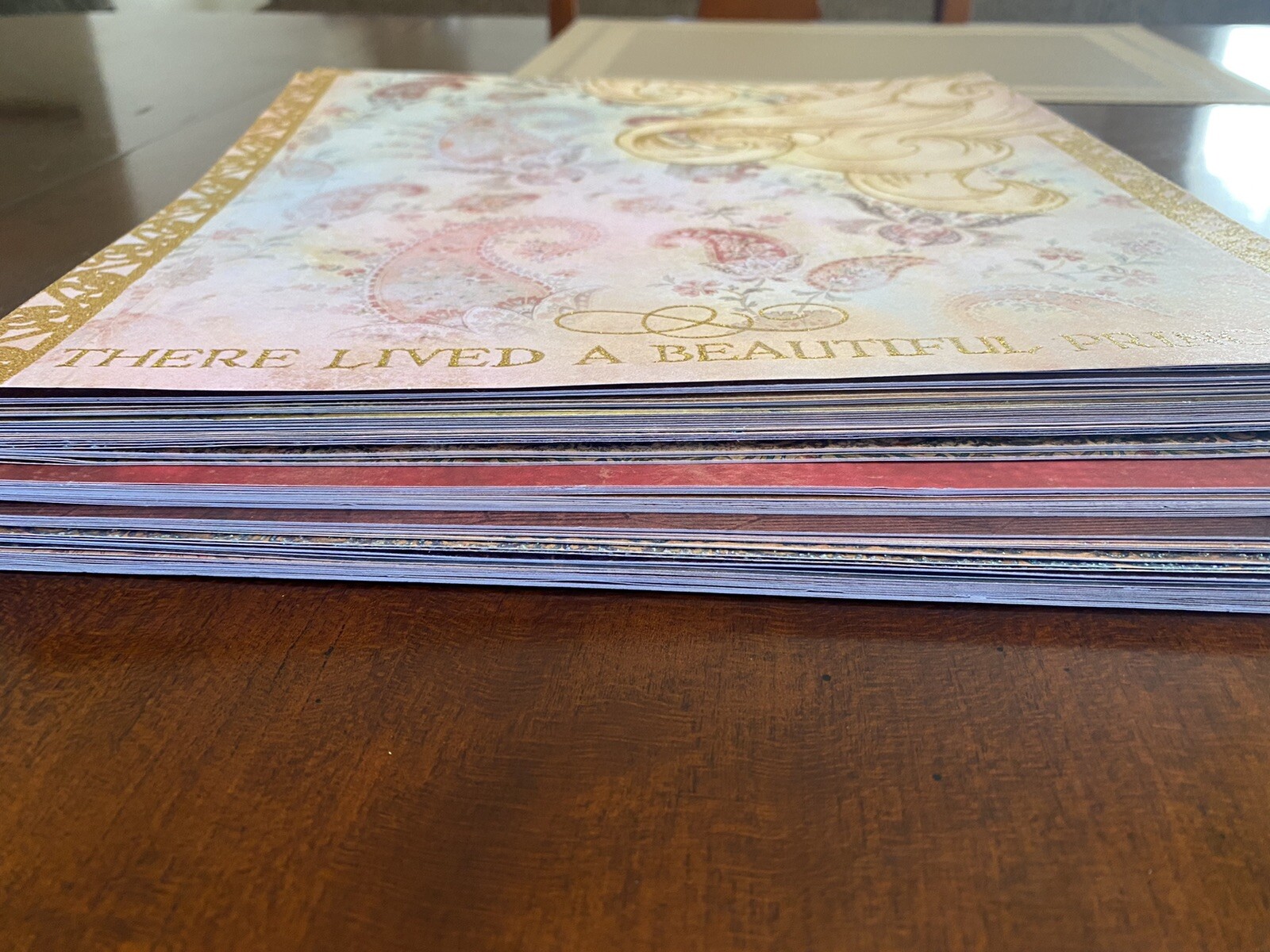 Once Upon A Time DCWV Glitter Paper Stack Scrapbook 12X12"-80+ Magical ...