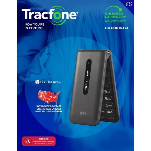 New LG Classic Flip L125DL TracFone Unlocked GSM CDMA 4G VoLTE Camera ...