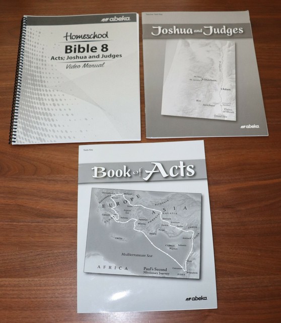 Lot of 3 7th Grade Abeka Book Bible Teacher Answer Books Manuals ...