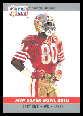 1990 Pro Set Jerry Rice #23 Super Bowl MVP Collectibles 49ers 3A | eBay