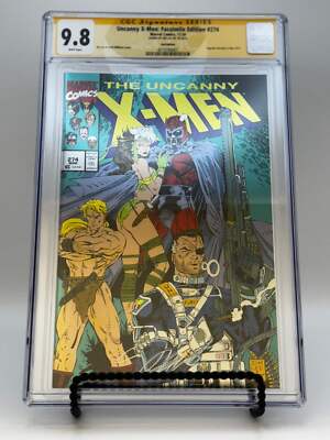 [SIGNED BY JIM LEE] [FOIL] UNCANNY X-MEN #274 FACSIMILE UNKNOWN COMICS ...