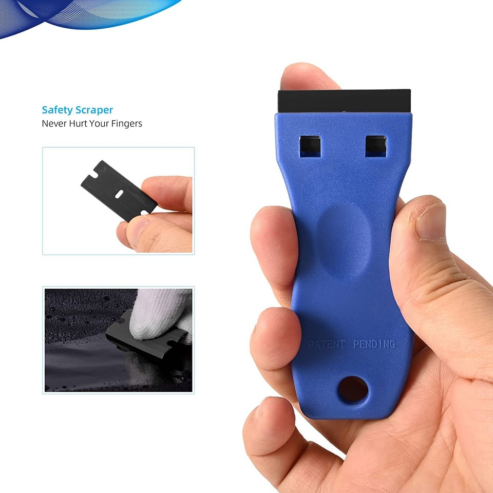 Double Edged Plastic Blade, 300 PCS Replacement Razor for Film Cleaner ...