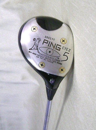 Ping Eye 2 5 Wood Refinished,ZZ Lite Shaft, Ping Grip in VG Condition ...