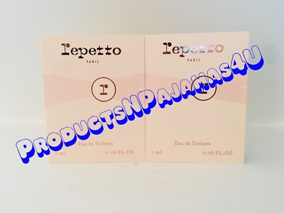 LOT of 2~Repetto REPETTO Eau de Parfum .06fl.oz/2ml CARDED SAMPLE ...