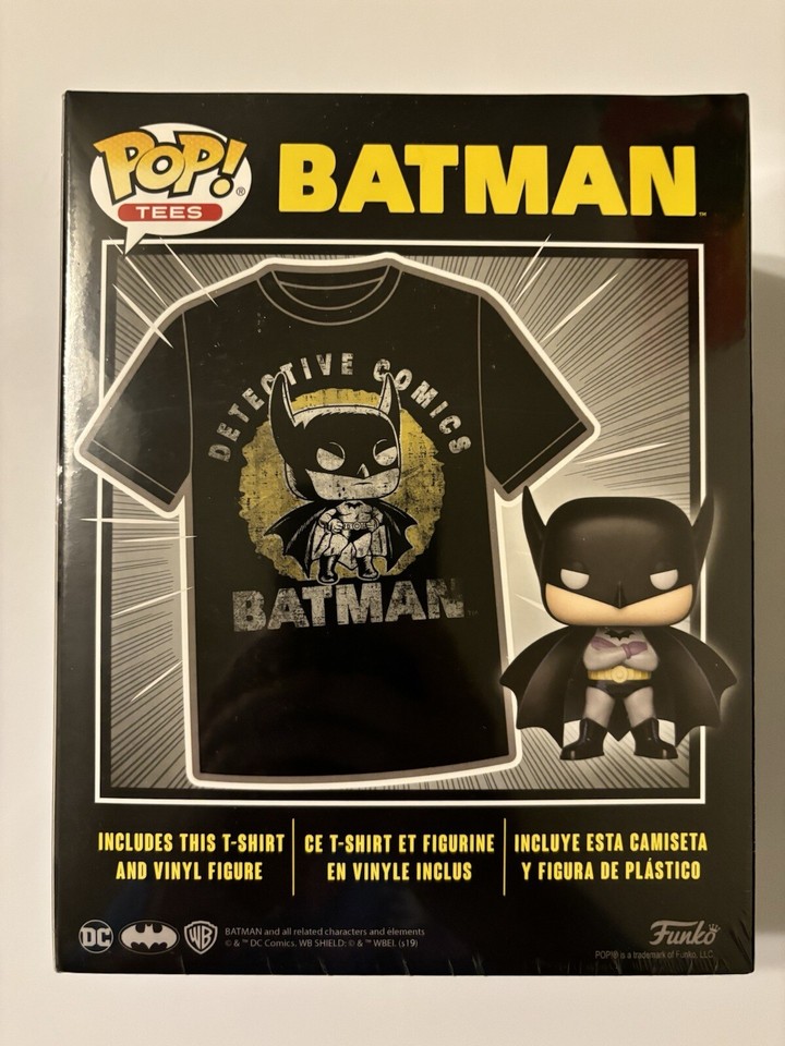 Funko Pop and Tee First Appearance 1939 Batman 80th Exclusive Size ...