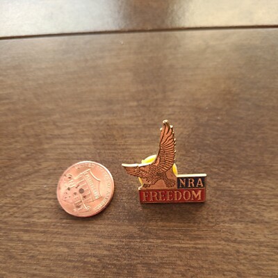 Nice Vintage NRA Freedom Eagle Metal Pin | eBay