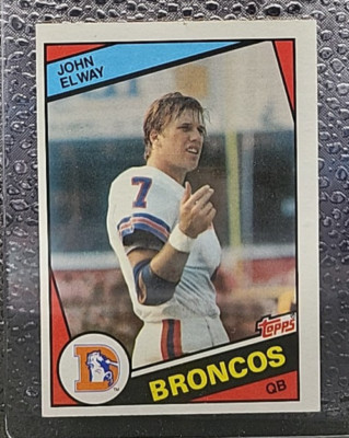 1984 Topps #63 John Elway ROOKIE RC Broncos HOF | eBay
