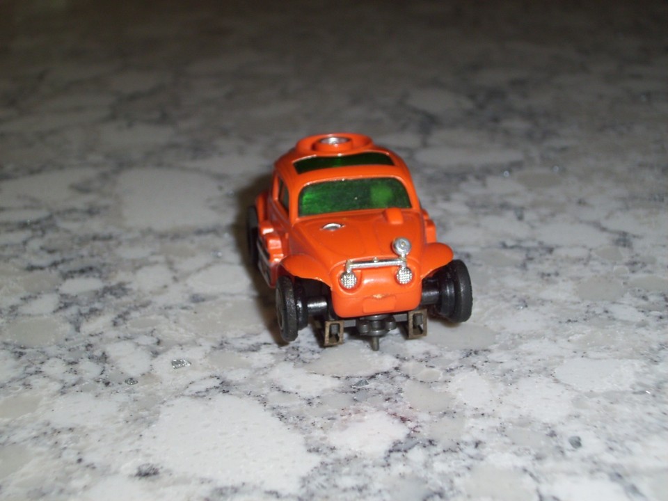 VINTAGE AURORA AFX VW BAJA BUG HO SLOT CAR ORANGE | eBay