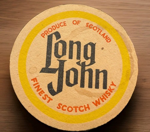 Long John Finest Scotch Whisky Bar Coaster Vintage | eBay