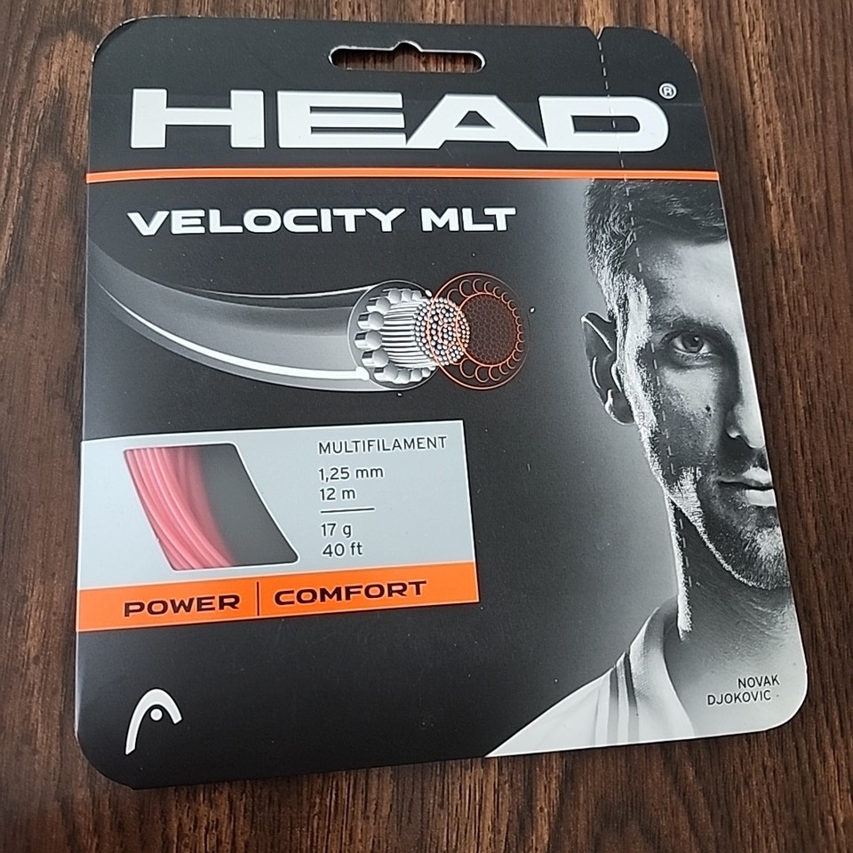 HEAD Velocity MLT Tennis Racket String 40' Set Multifilament Racquet 17 ...