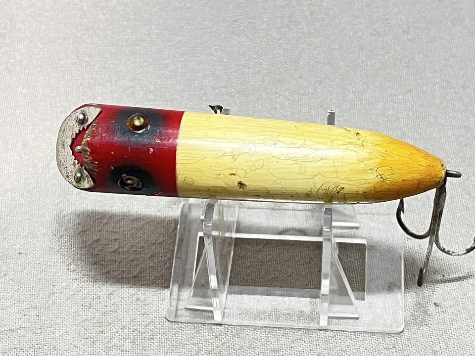 Heddon Basser Lure In L Rig Hardware Older Model Red And White | eBay