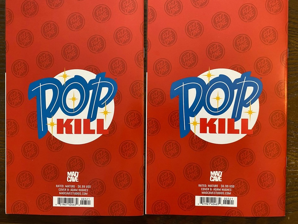 POP KILL #3 NM ADAM HUGHES VARIANT 2025 MAD CAVE STUDIOS SEXY RISQUE LOT OF 2 | eBay