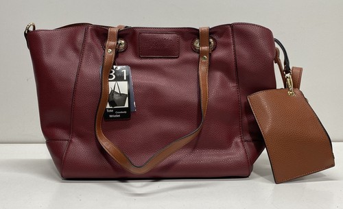 Gh Bass Co Garnet Satchel Top Handle Bag | eBay