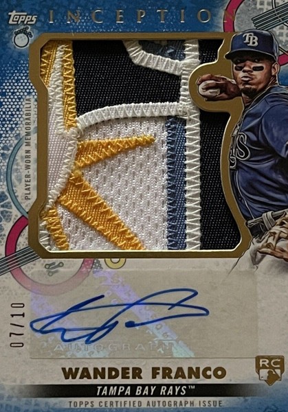 2022 Topps Inception - Inception Autograph Jumbo Patch Blue #IAJP-WF ...
