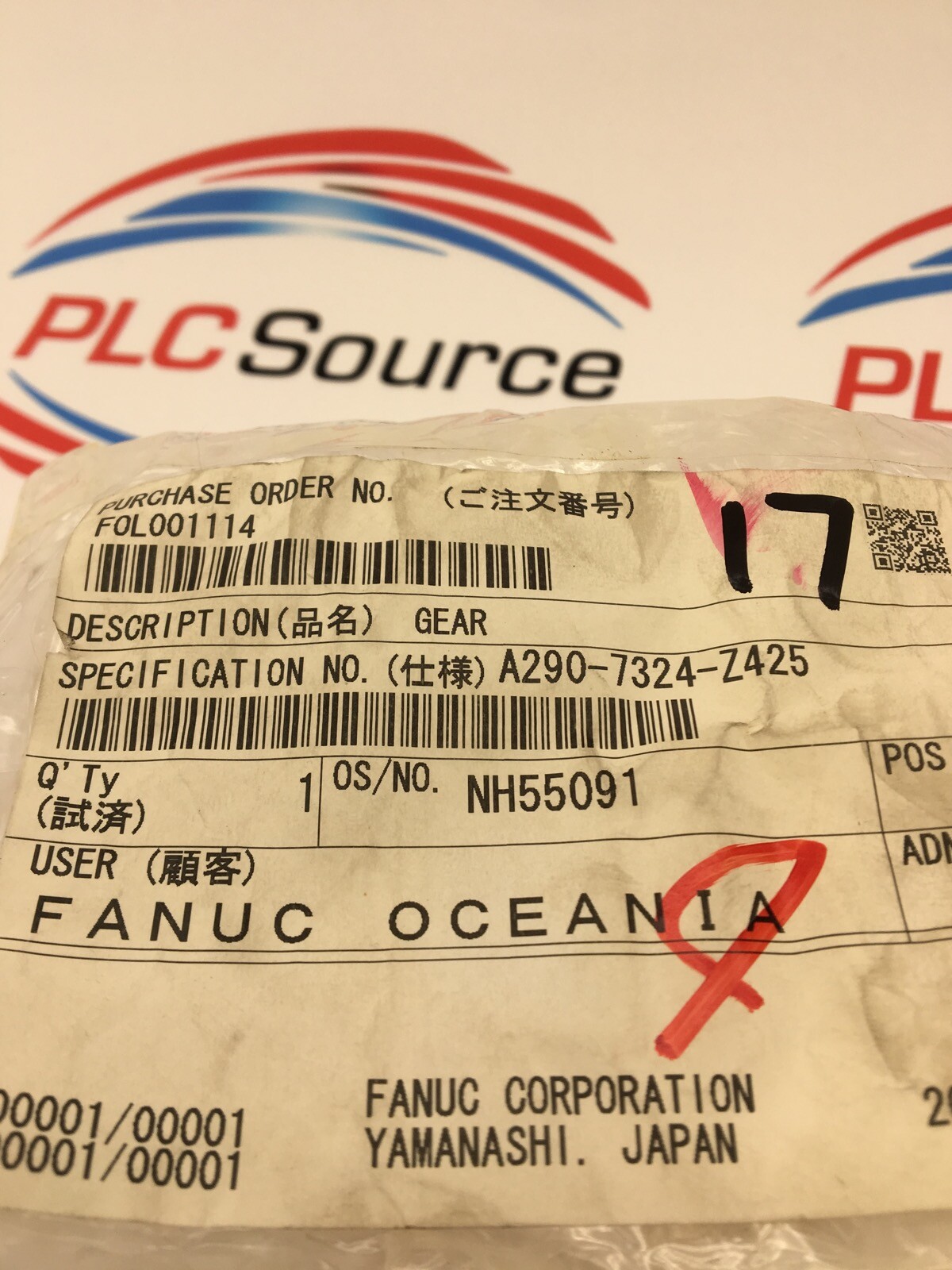 FANUC GEAR A290-7324-Z425 for sale online | eBay