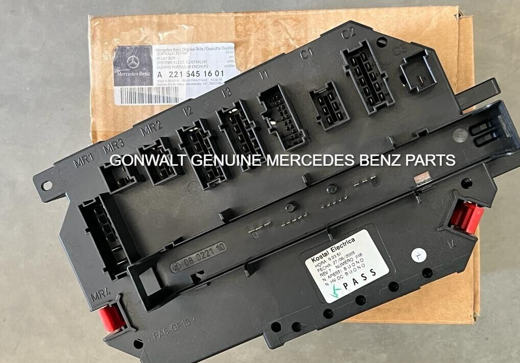 Mercedes-Benz 2215451601 Genuine OEM Relay & Fuse Plt for sale online ...