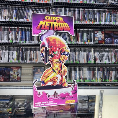 Super Metroid Snes Countertop Standee 662248902012| eBay