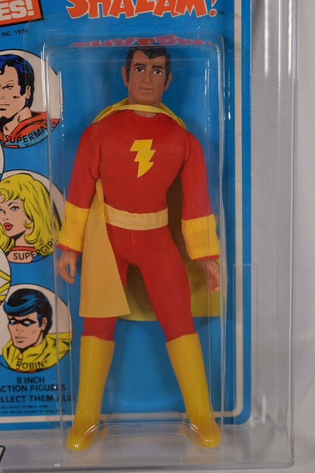 Shazam Action Figure Mego WGSH Worlds Greatest Super Heroes 1977 AFA 85 ...