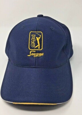 TPC Sawgrass Navy Blue Baseball Hat TPC Logo Adjustable Closure Cap | eBay