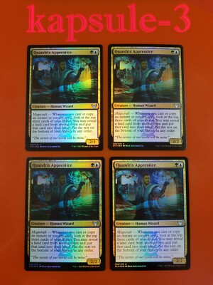 4x Quandrix Apprentice | FOIL | Strixhaven School of Mages | MTG Magic Cards | eBay