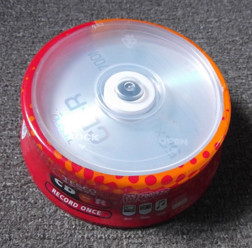 Tesco Cd-r 25 700mb Recordable Discs 52x Speed for sale online | eBay