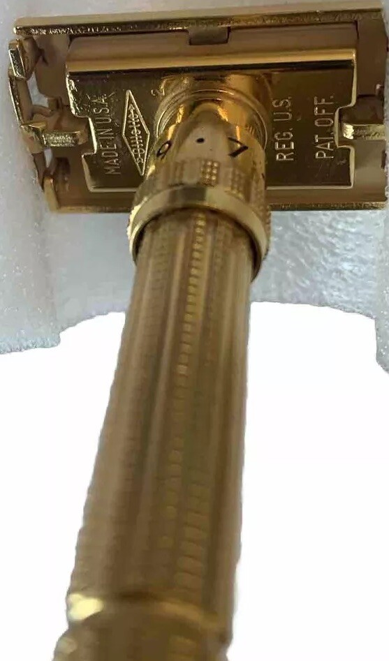 Fully Restored Gold Plated Gillette Slim Razor | eBay