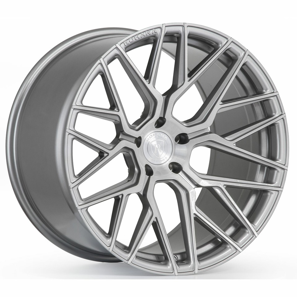 19” ROHANA RFX10 BRUSHED TITANIUM WHEELS FOR BMW F30 320 328 335 F32 ...