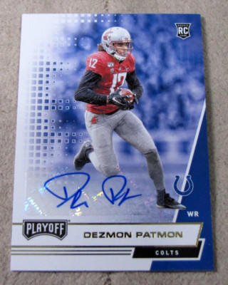 2020 Playoff Rookie Autographs #255 Dezmon Patmon RC Auto | eBay