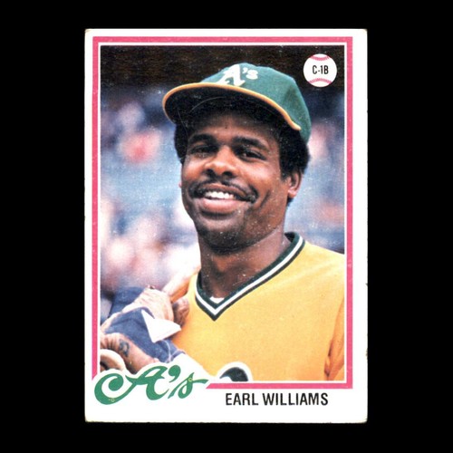 Earl Williams 1978 Topps Oakland Athletics #604 Set Break NICE! | eBay