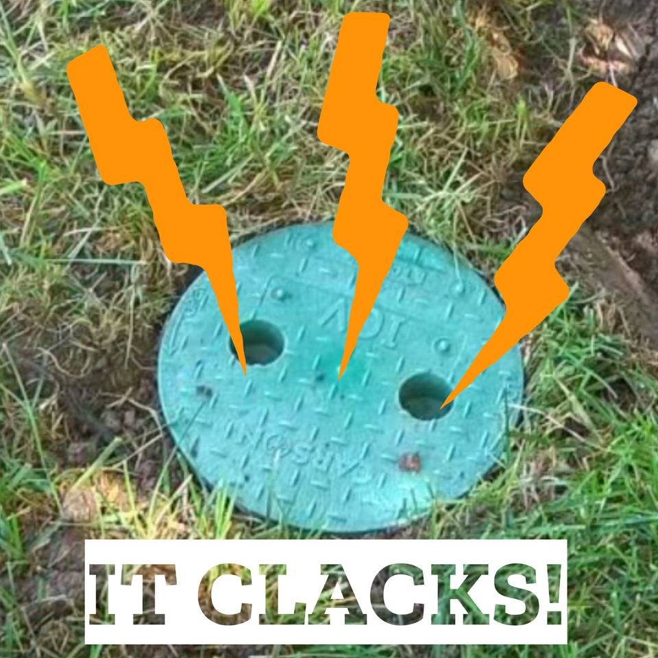 The Original Clackee® PRO Sprinkler Valve Locator Irrigation Buried ...
