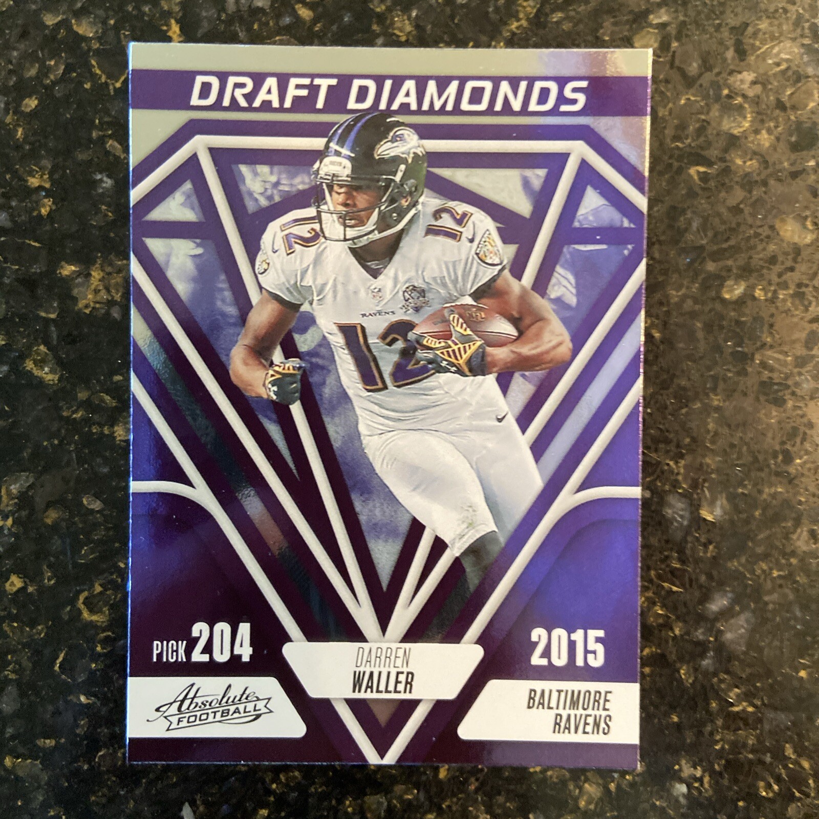 Darren Waller 2023 Panini Absolute Draft Diamonds DD-10 Baltimore ...