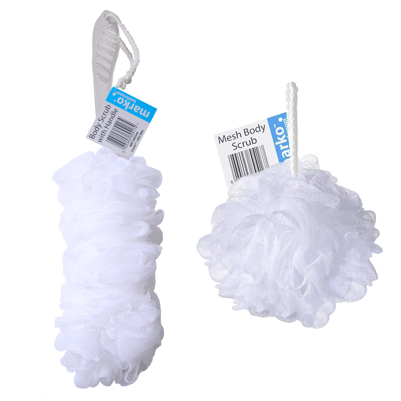 Bathroom Body Scrubber Brush Soft Cleaning Shower Puff Long Lasting ...