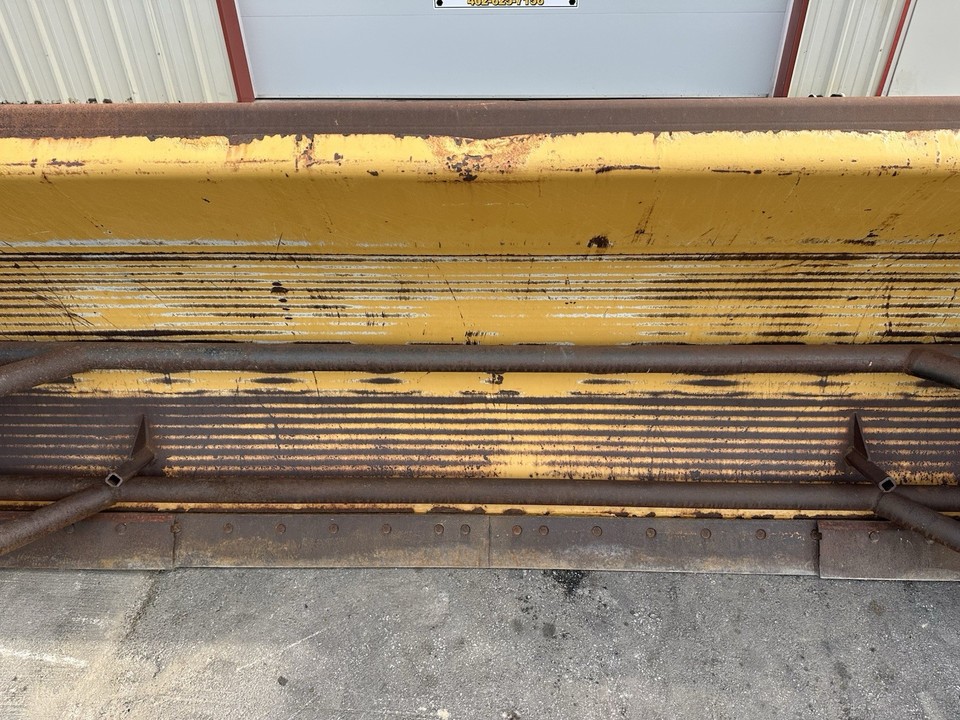 12' Caterpillar Wheel Loader Blade, Snow Plow, Box Pusher Bi ...