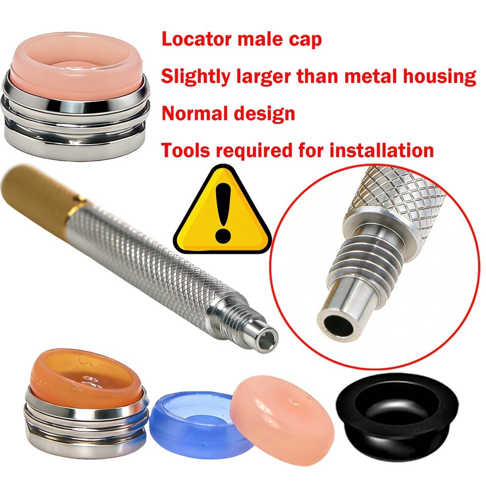 US Dental Retention Cap Set And Male Cap Insertion Extraction Locator ...