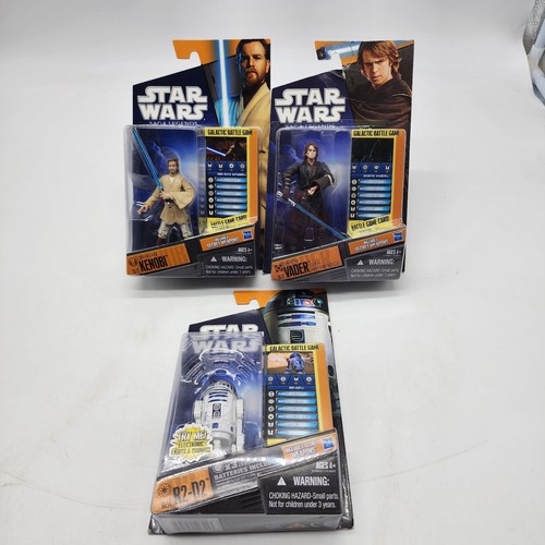 Star Wars Saga Legends 2010 Anakin Skywalker/Vader Obi-Wan R2-D2 ROTS ...