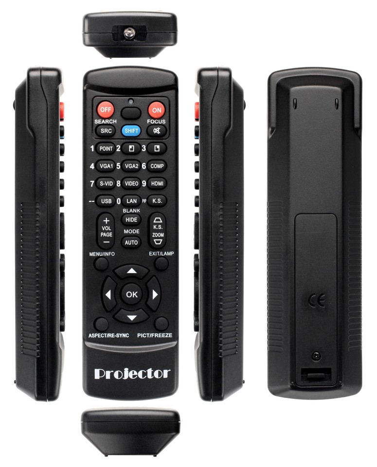 Replacement remote for VIEWSONIC A00008938 PRO8200 PRO8400 PRO8520HD ...