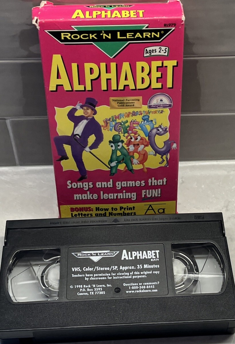 Ejercicio Vhs Del Alfabeto Rockn Learn