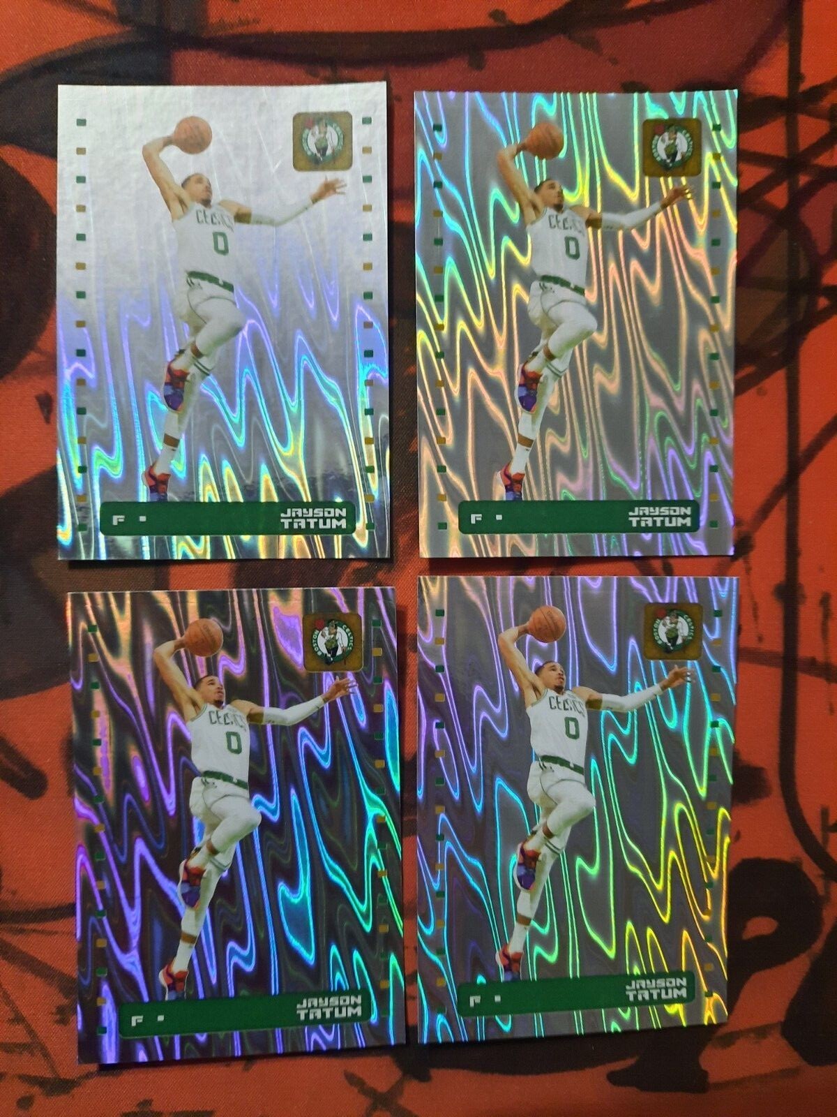 JAYSON TATUM 2019-20 Panini NBA Album Stickers Basketball RAINBOW FOIL ...