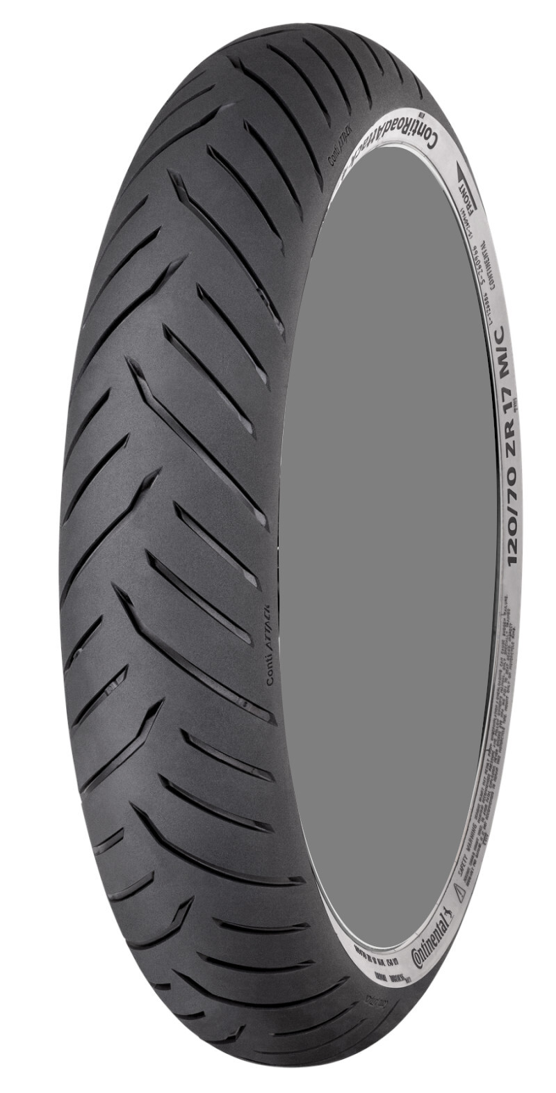 Continental ContiRoadAttack 4 120/70ZR17 Front Radial Motorcycle Tire ...